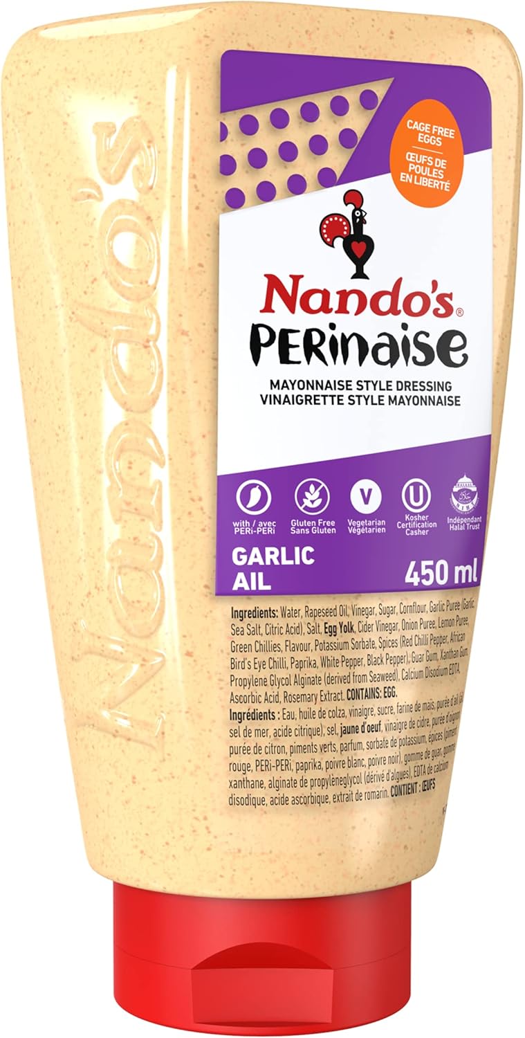Nando's Garlic PERinaise Flavored Mayonnaise Perfect for Spread ...