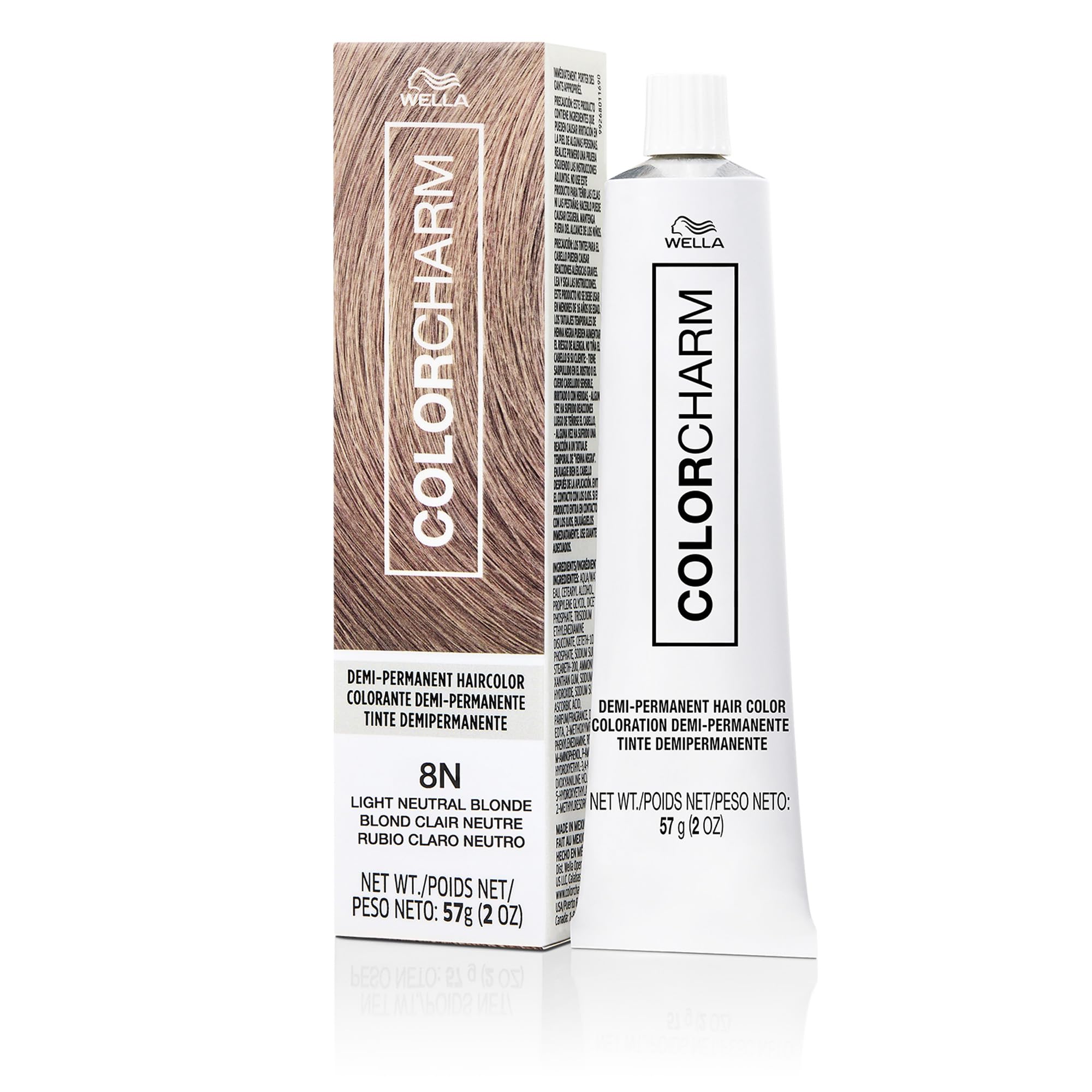 Amazon.com: COLORCHARM Demi Permanent Hair Color| 8N Light Neutral ...