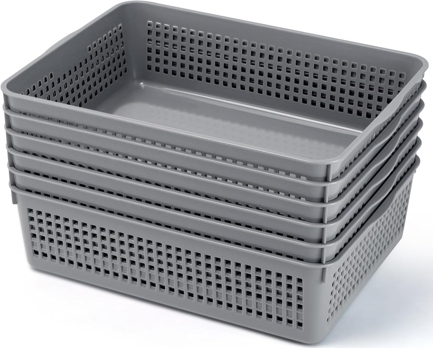 Amazon.com: CACASO 6 Pack Turn in Trays Classroom,Plastic Paper Trays ...