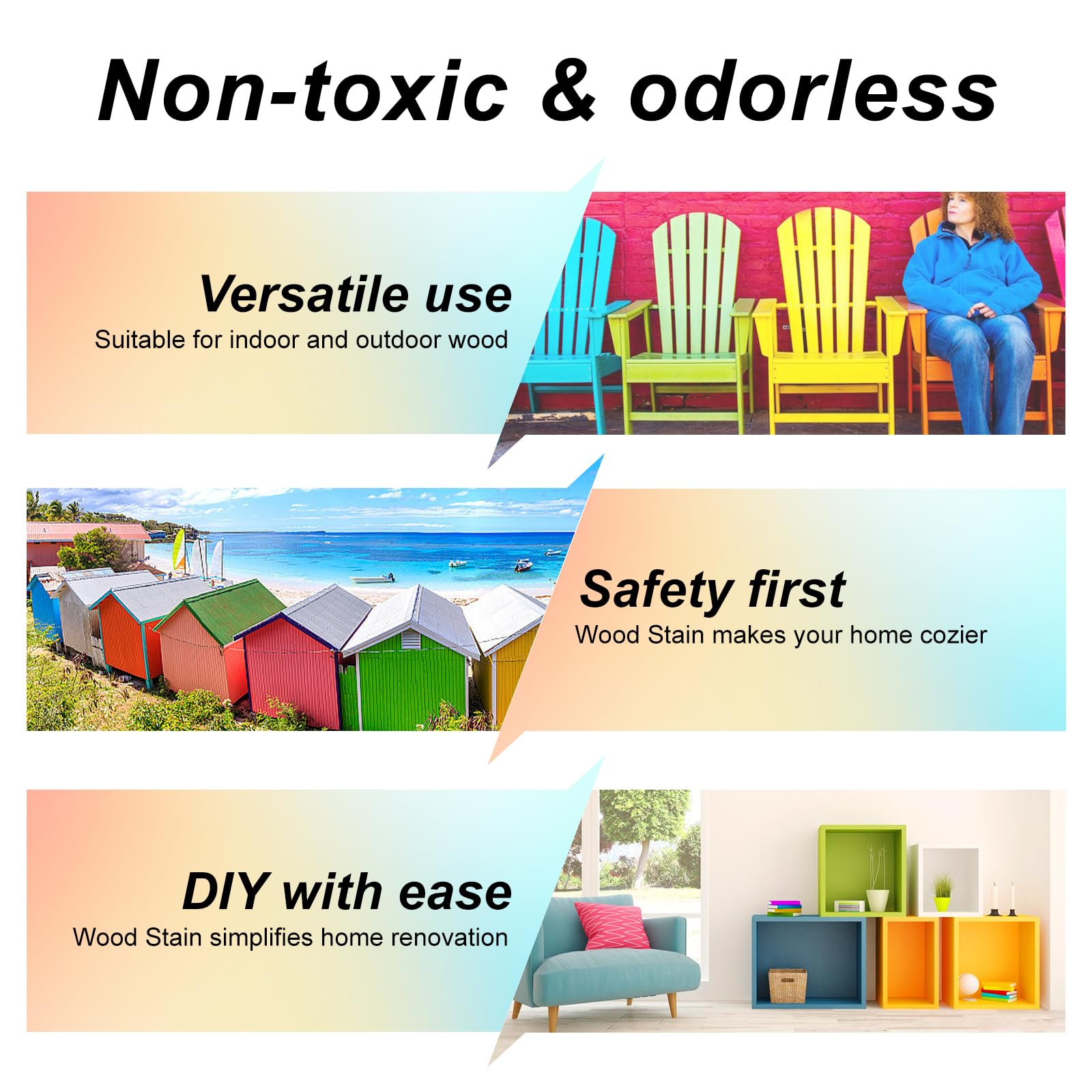 Snapklik.com : GOODTAKE Red Dye Wood Stain, Wood Dye Stain That Makes ...