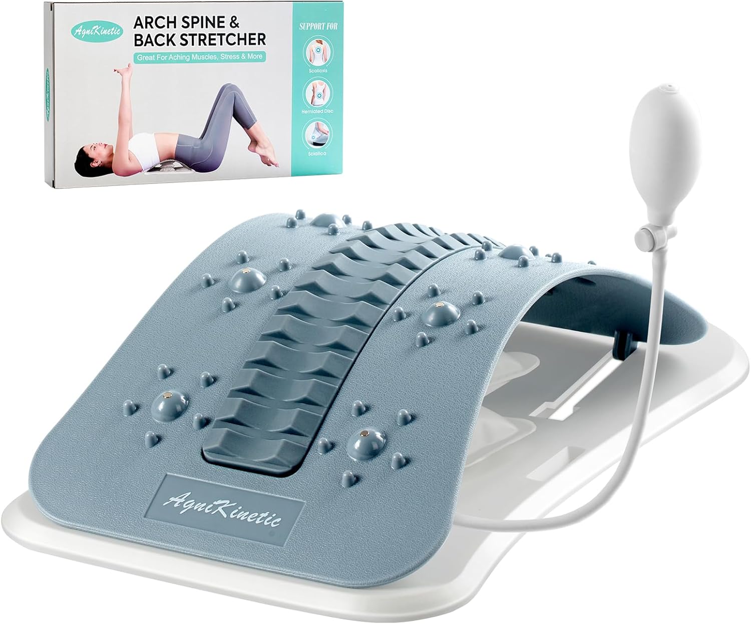 Amazon.com: AGNIKINETIC Back Stretcher for Lower Back Pain Relief ...