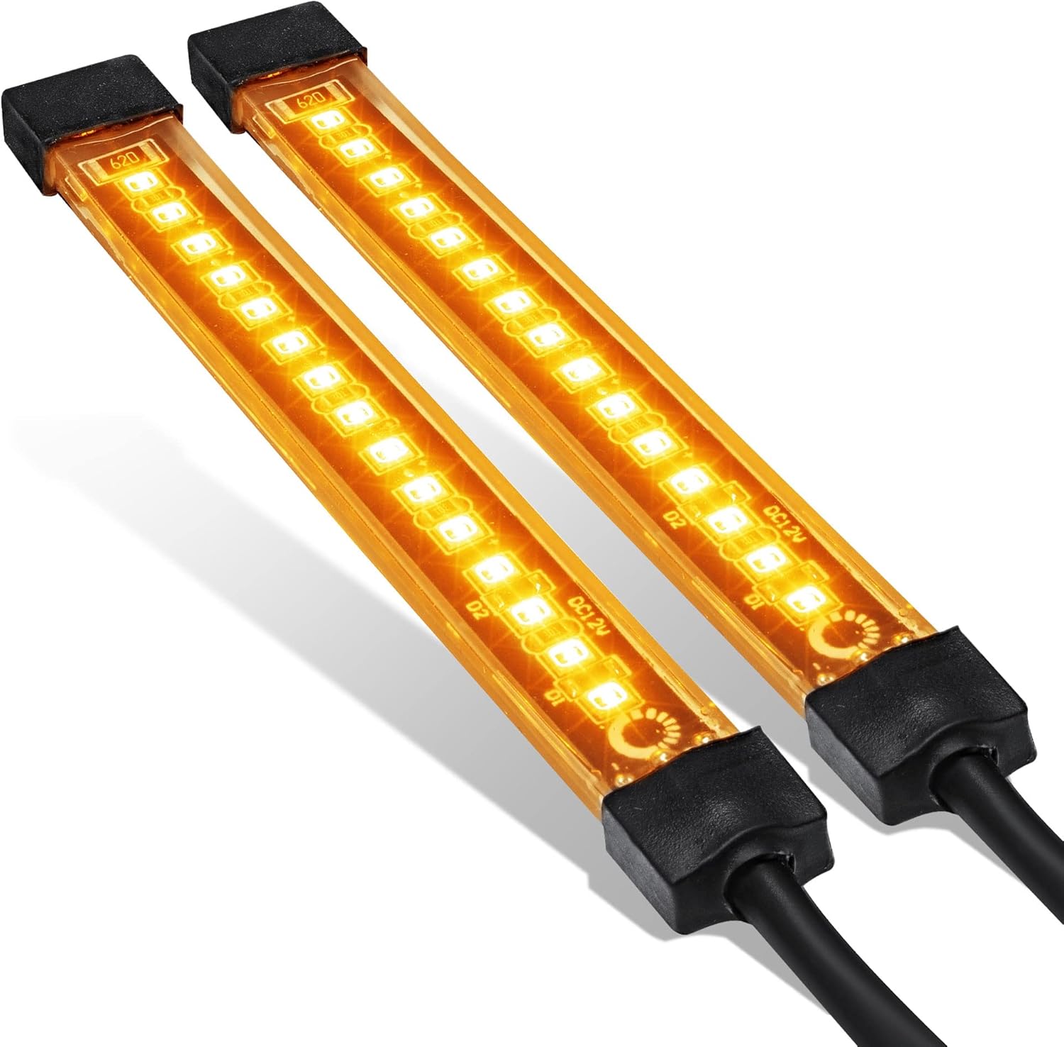 Amazon.com: True Mods 2pc 5" Amber LED Motorcycle Running & Turn Signal ...