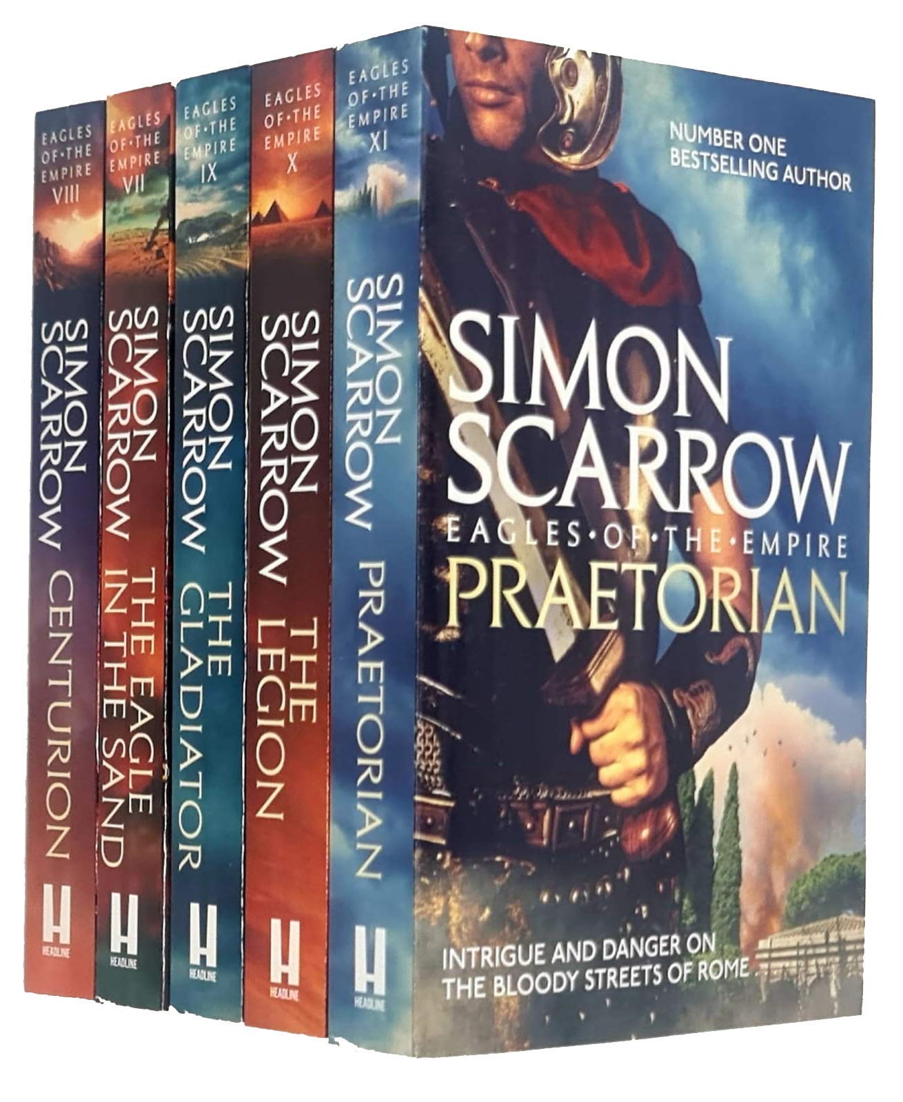Simon Scarrow Eagle Series Collection 5 Books Set (Praetorian, The ...