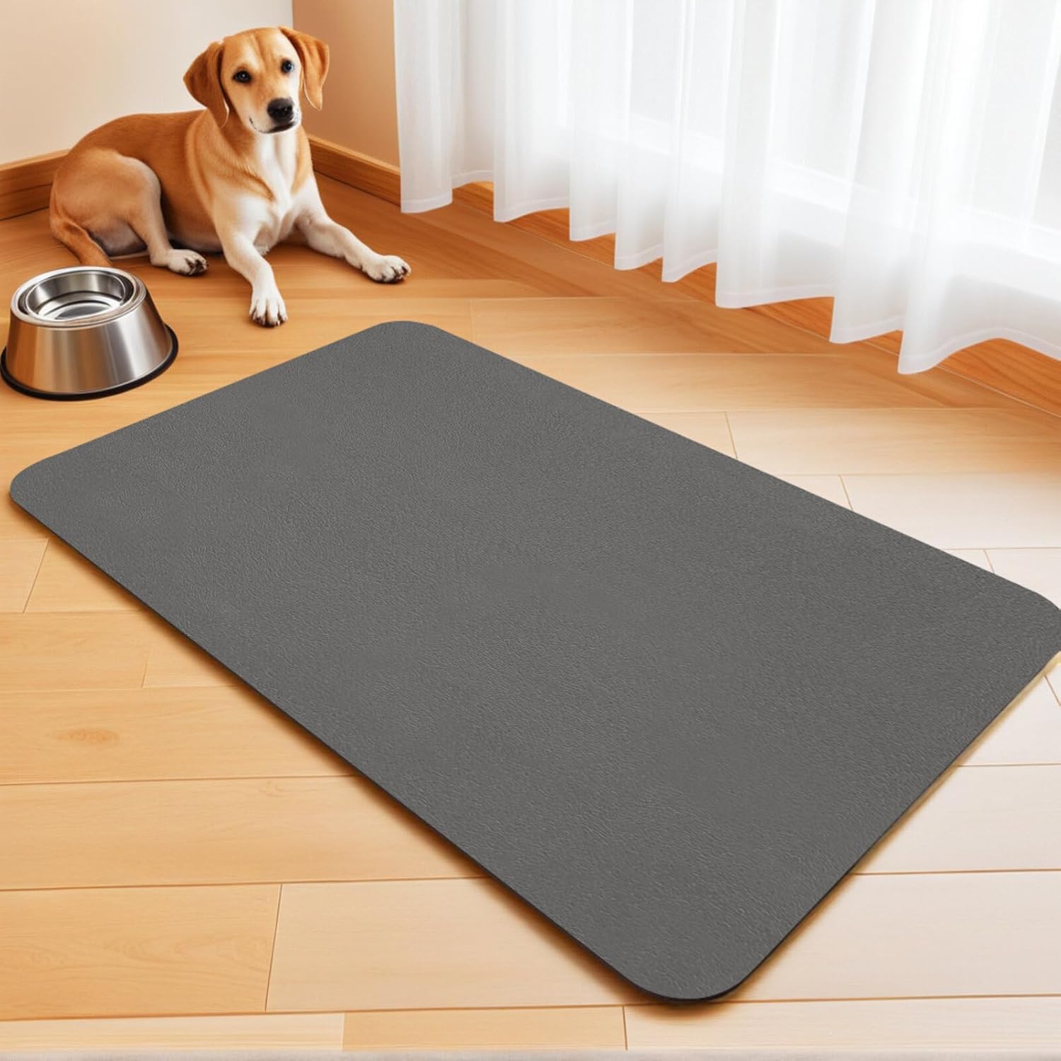 Dog Bowl Mat Dog Food Large Cat Mats for Food Water Bowls Feeding Mats ...