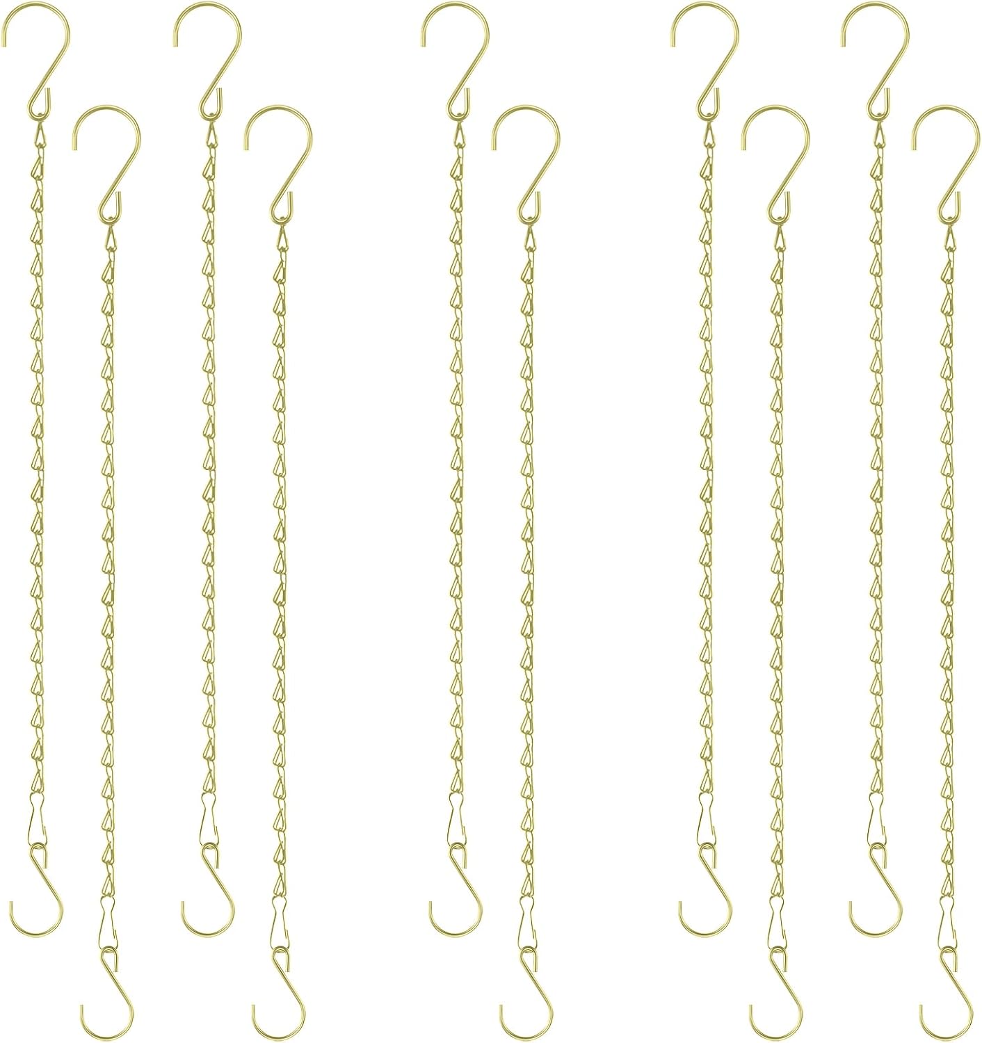 Amazon.com: RIFNY 10 Pcs Gold Hanging Basket Chain, 20 inch Decorative ...