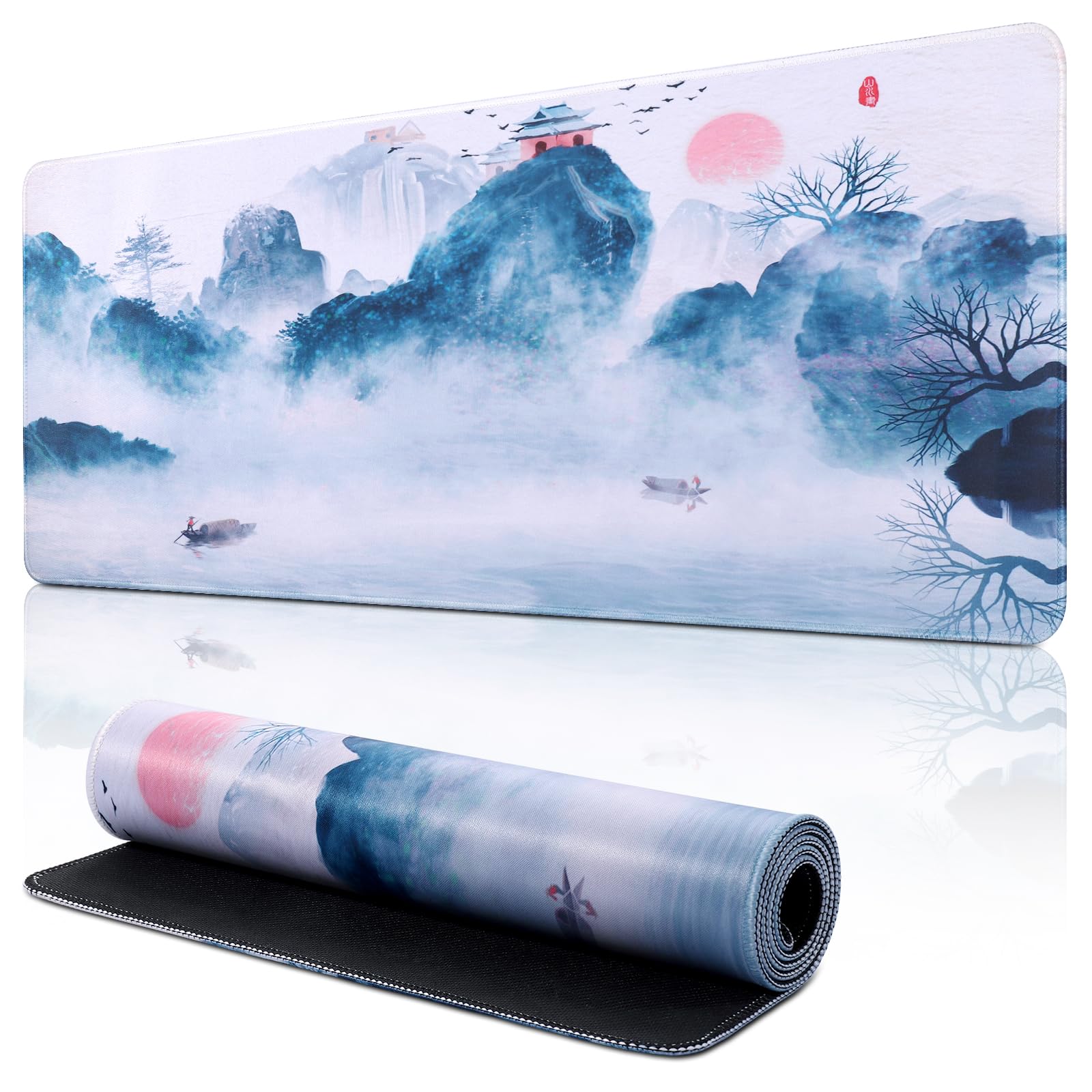 Yimomoyi Non Slip Mouse Pad, 80 x 30cm Mouse Mat Extended, Gaming ...