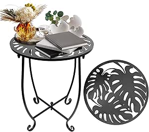 Amazon.com: Outdoor Side Table for Small Spaces, Versatile 14 Inch ...