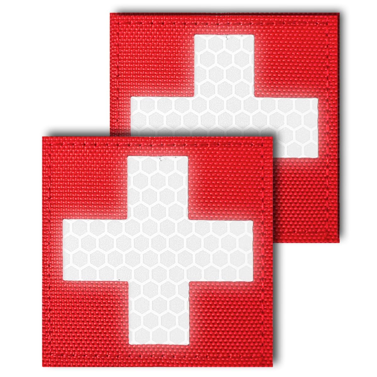 Amazon.com: FR Reflective First Aid Patch, IR Reflective Red Cross Patch Hook & Loop Tactical ...