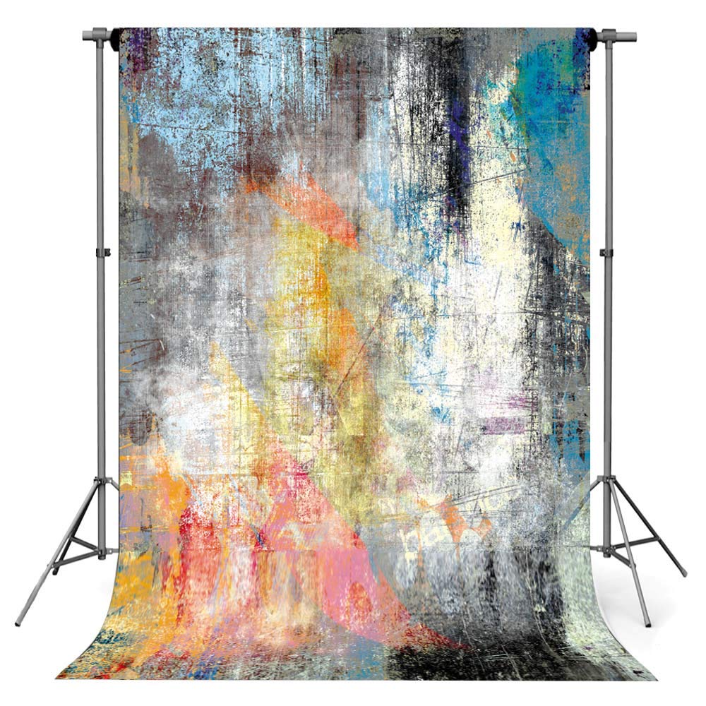 Buy econious Photography Backdrop, 1.5x2.2m Retro Art Colorful Portrait ...