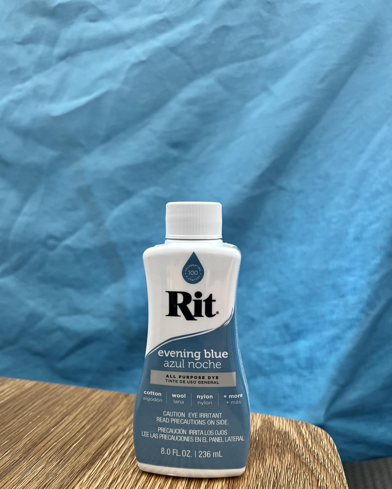 RIT DYE 103237 UR820.Even Fabric Liquid Dye All-Purpose, Evening Blue ...