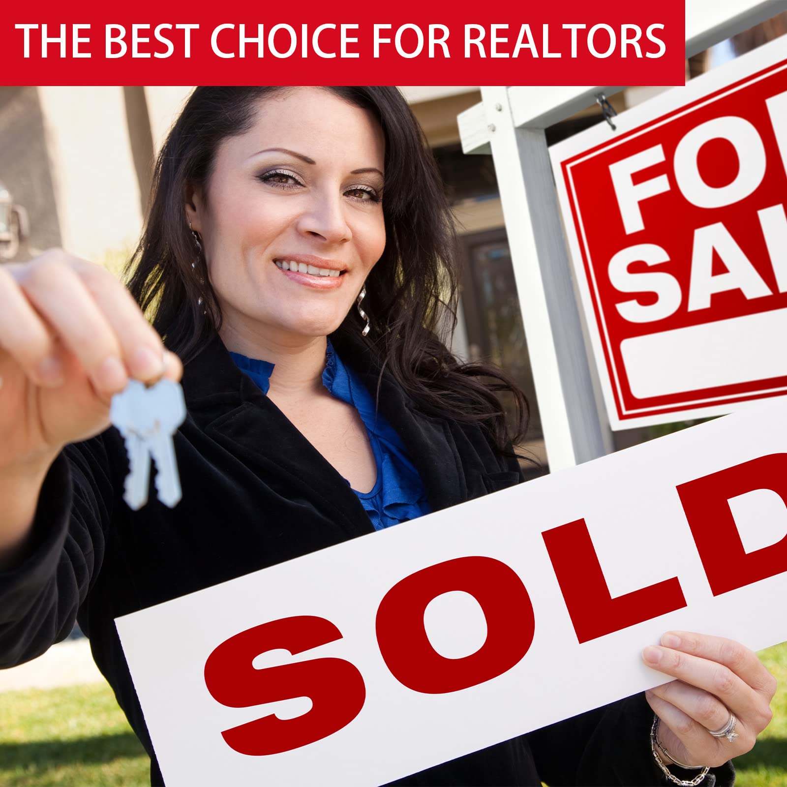 Snapklik.com : Juexica 12 Pcs Real Estate Rider Signs 24 X 6 Inch Sold ...