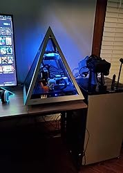 Amazon.com: Azza CSAZ-804V Pyramid Innovative PC Case W/RGB Fan, Black ...
