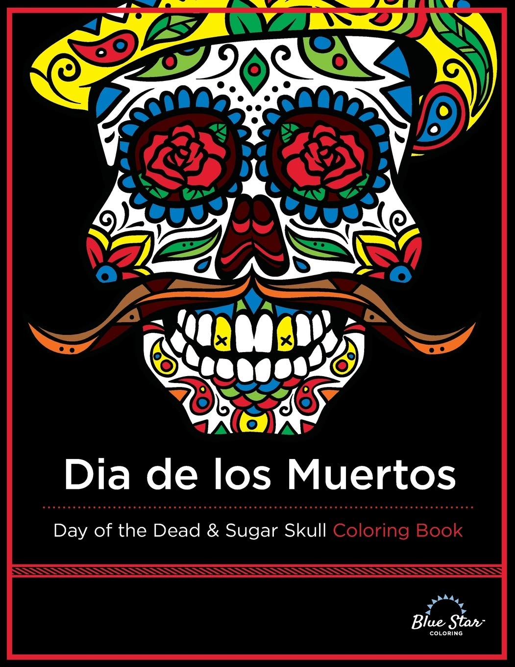 El Dia De Los Muertos Skull Coloring Pages