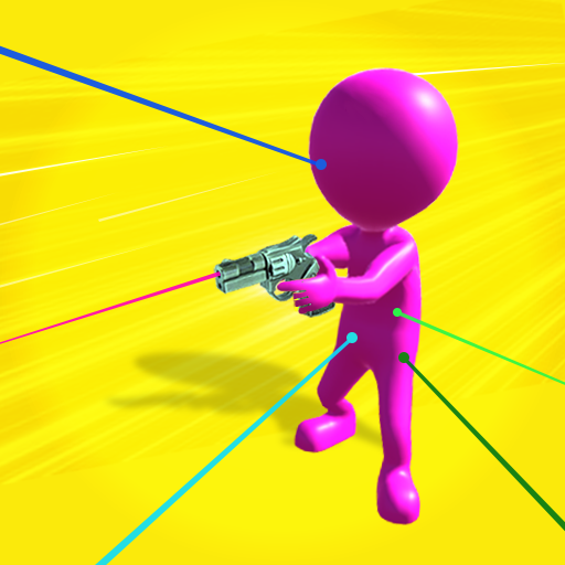 Stickman With Machine Gun