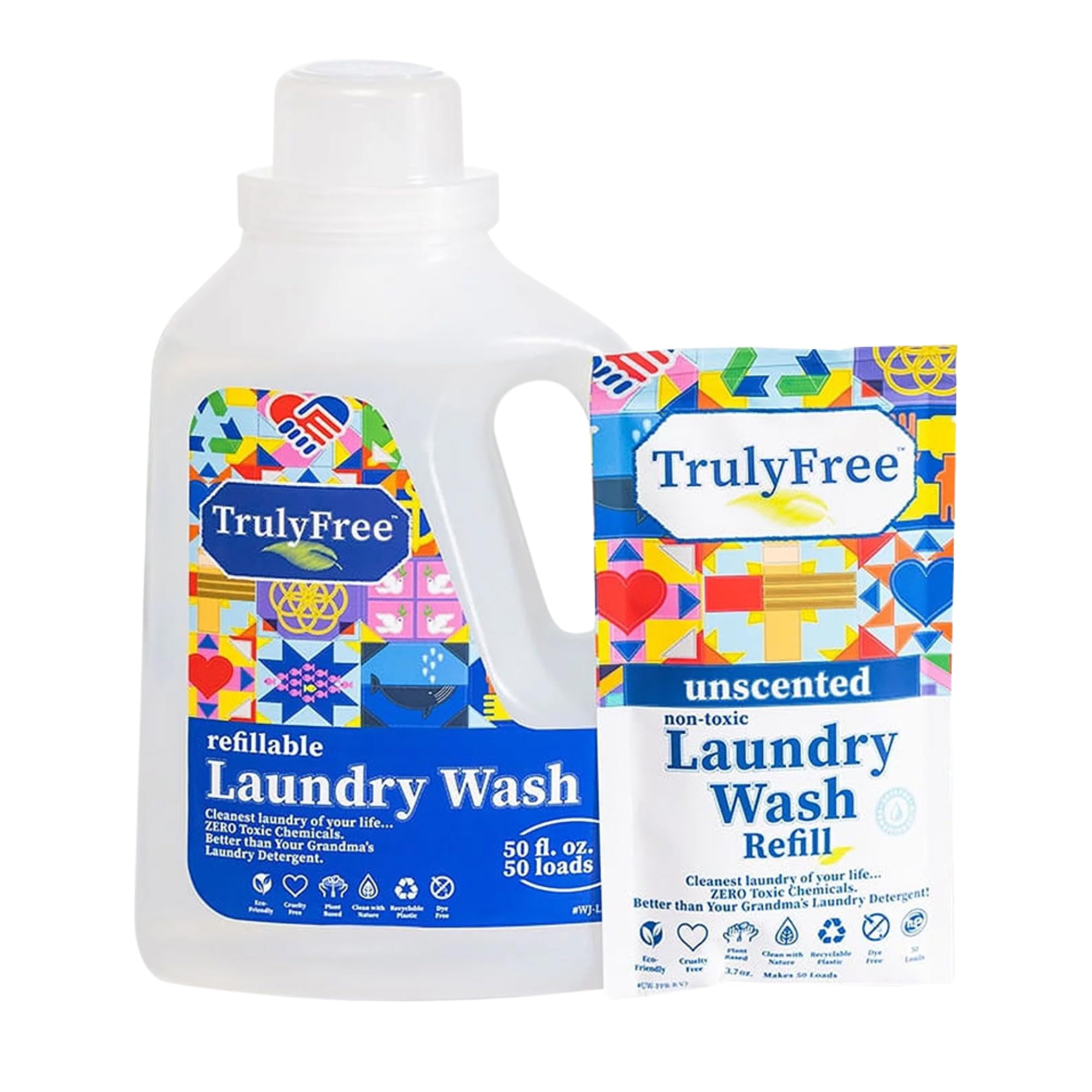 Amazon.com: Truly Free Laundry Wash Detergent for Sensitive Skin ...