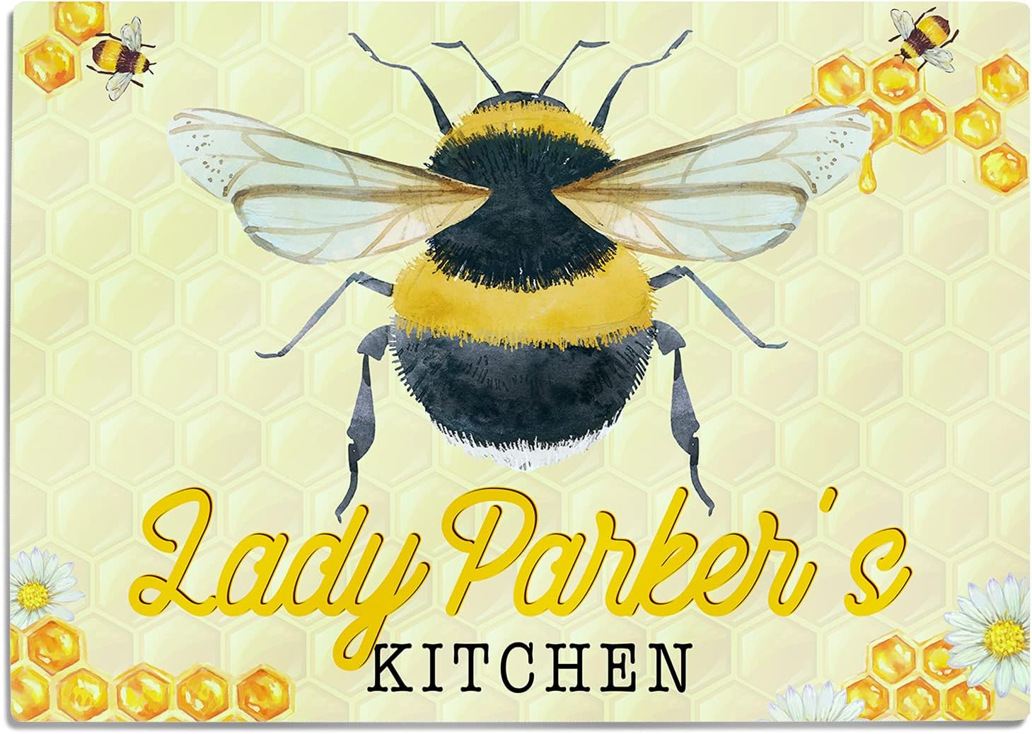 Bee Print Glass Chopping Board Tempered Glass Cutting Board Kitchen ...