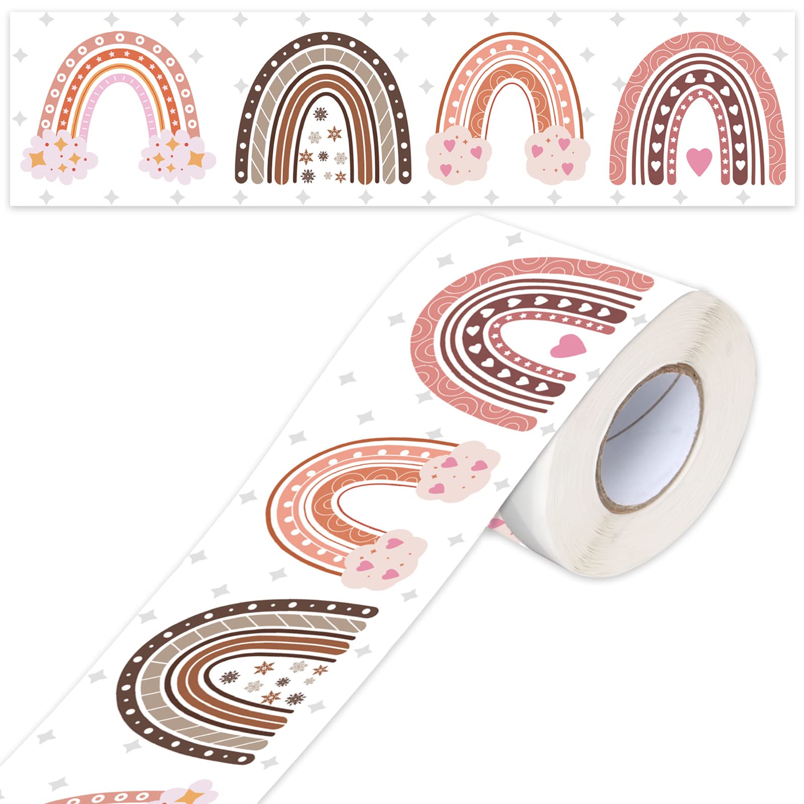 Buy 65.6Ft Rainbow Bulletin Borders Stickers, Back to School Decoration ...