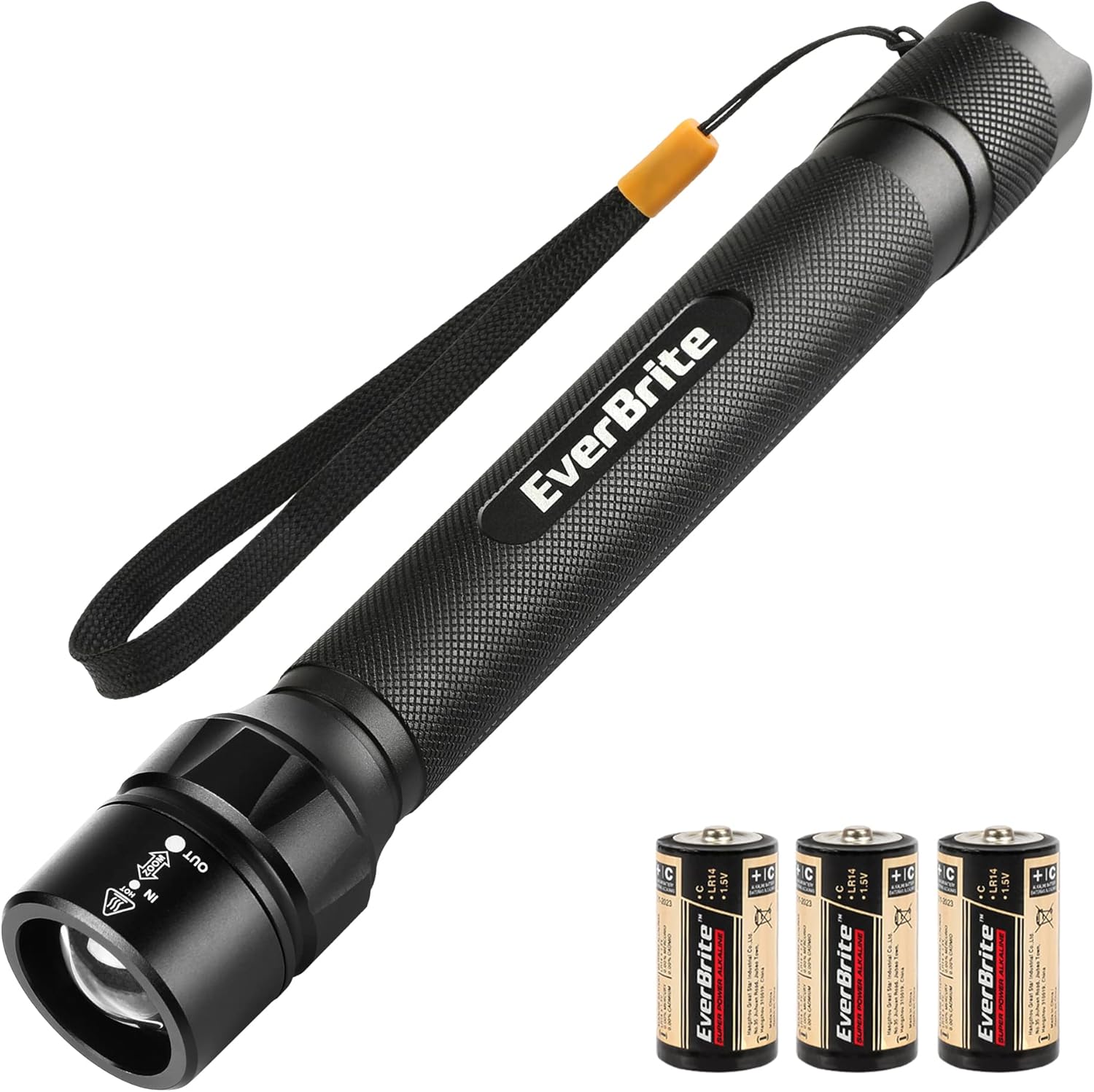 EverBrite Ultra Bright Tactical Flashlight, 600 Lumen Zoomable ...