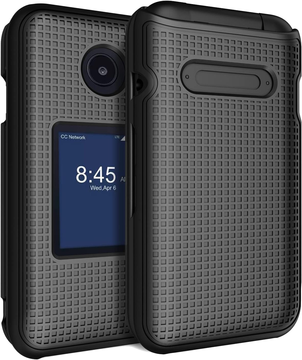 Amazon.com: Nakedcellphone Case for Consumer Cellular Link II, [Grid ...