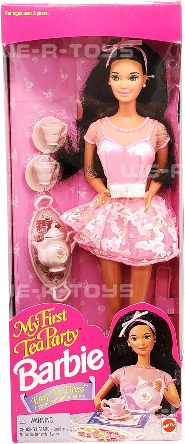 Amazon.com: Barbie 1995 My First Tea Party : Toys & Games