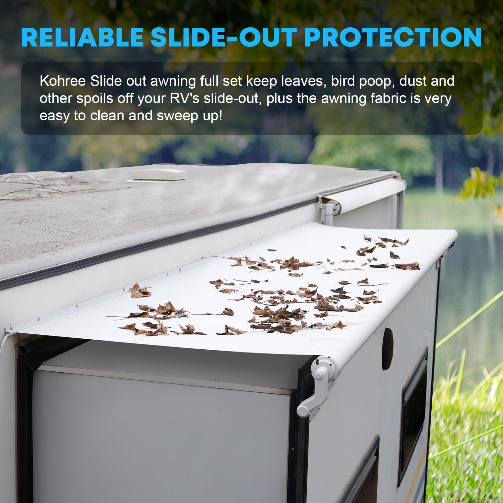 Snapklik.com : Kohree RV Slide Topper Awning, Slide Out Awning Kit ...