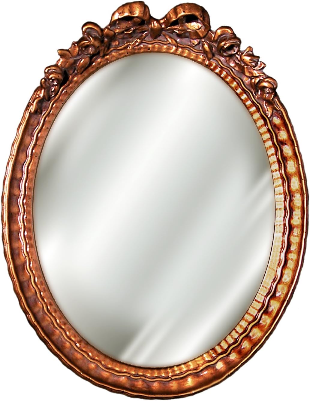 Amazon.com: Hickory Manor Oval Bow Mirror, Baroque : Home & Kitchen