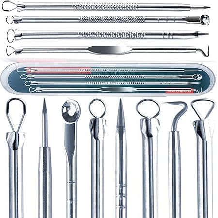 Amazon.com: 6PCS Dual Heads Blackhead Remover, Pimple Comedone ...