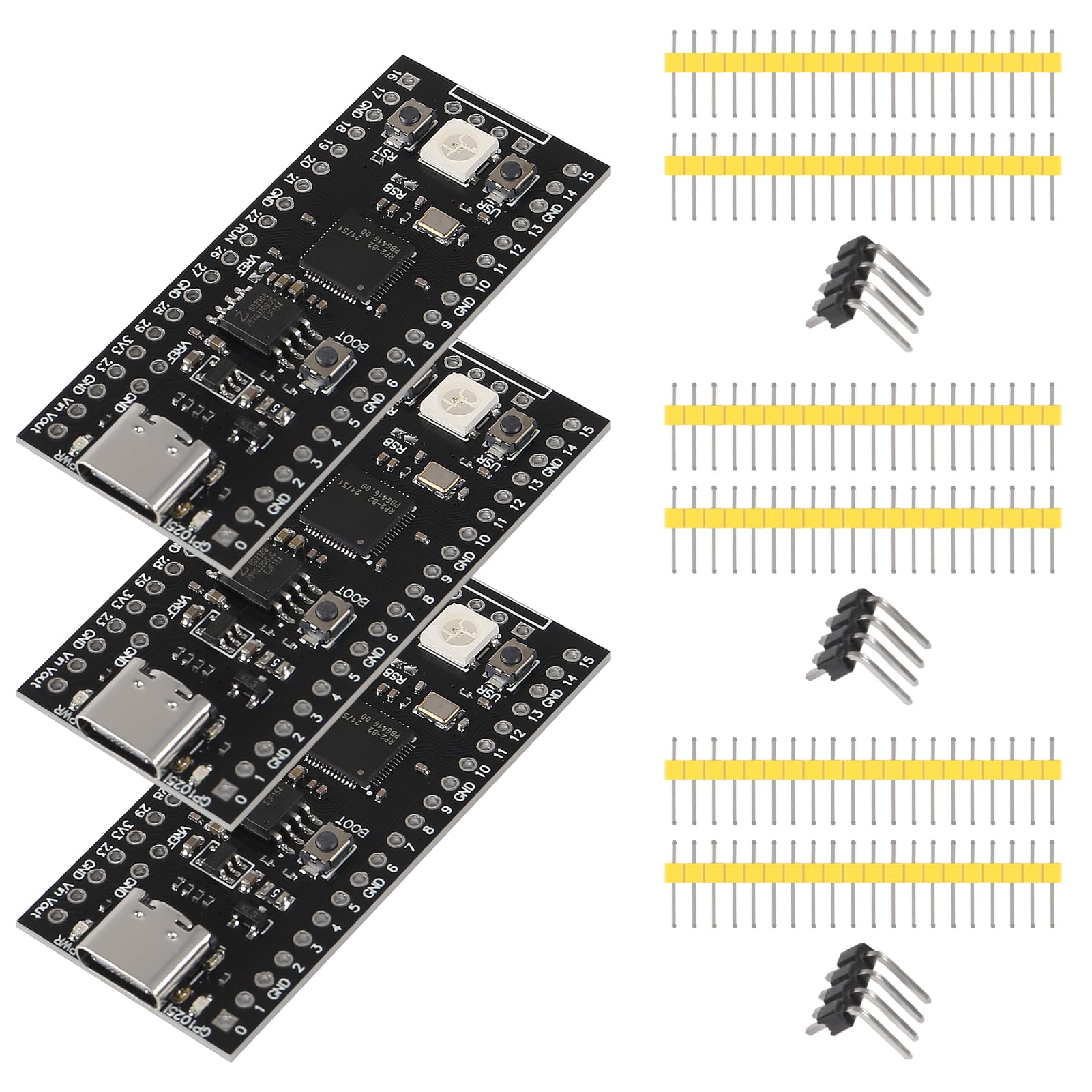 Amazon.com: 3PCS RP2040 Core Board Type-C USB-C for Raspberry Core Board 4MB RP2 for Raspberry ...