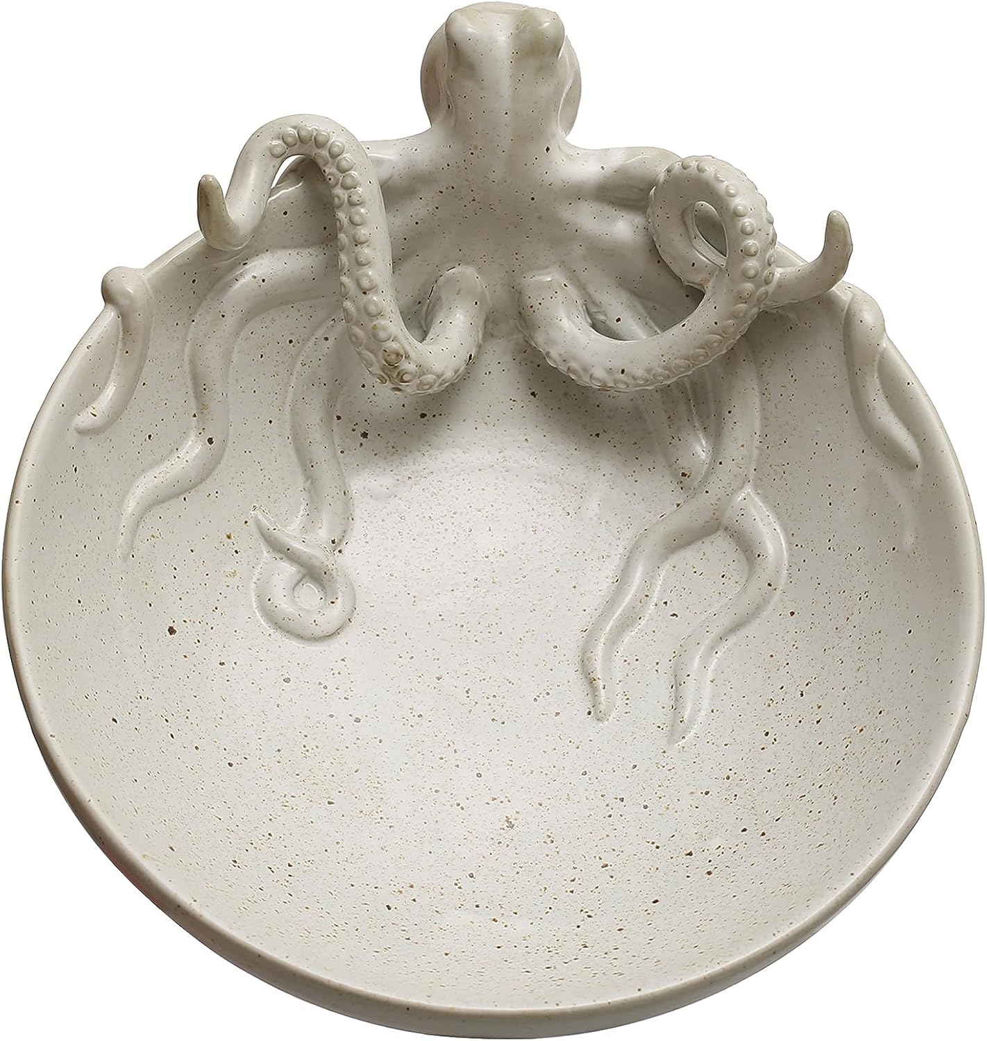 Amazon.com: 13.75 Inches Stoneware Octopus Bowl with Reactive Glaze ...