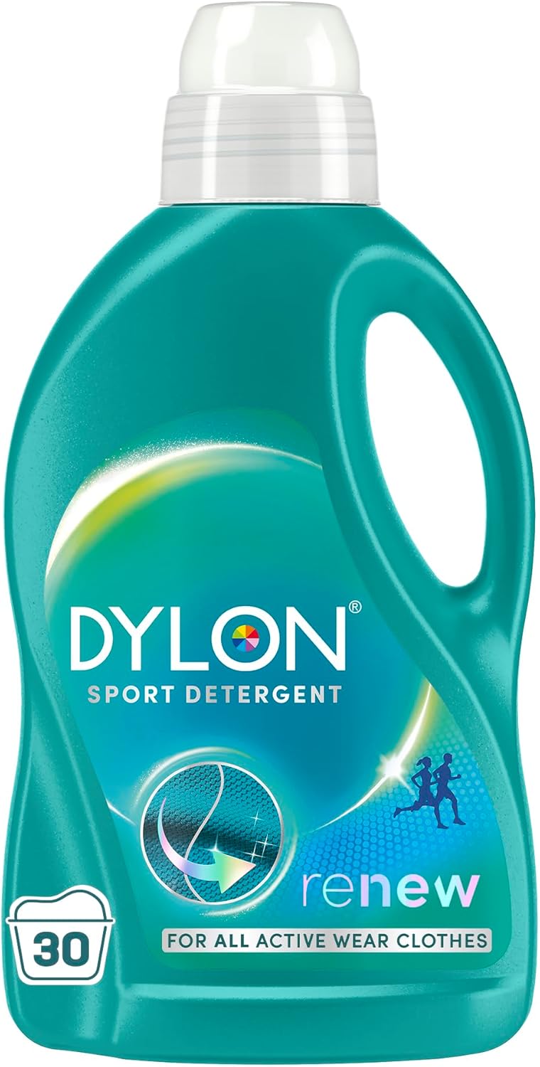 Dylon Sport Detergent (30 Wash Loads), Liquid Laundry Detergent for ...