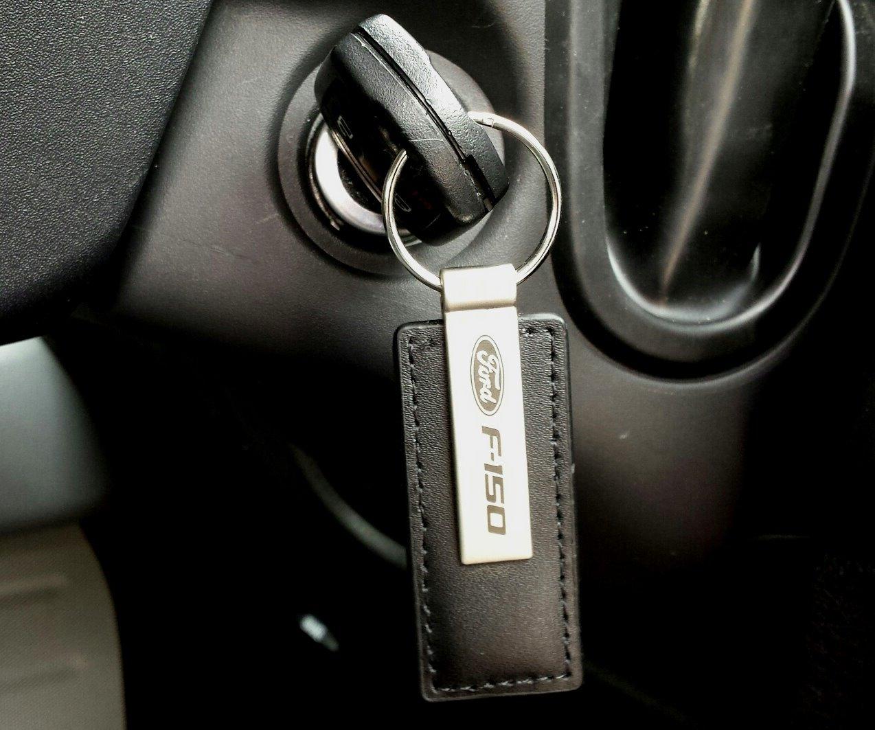 Amazon.com: Au-Tomotive Gold, INC. Ford F-150 Black Leather Key C ...