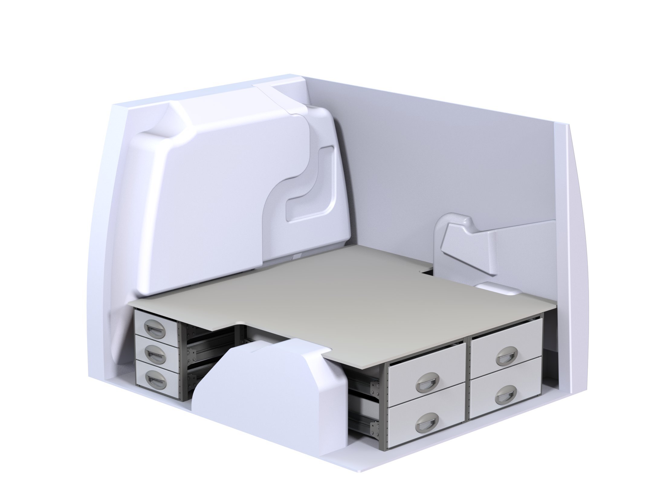 System Edstrom Raised Floor Storage Solution : Amazon.co.uk: Automotive