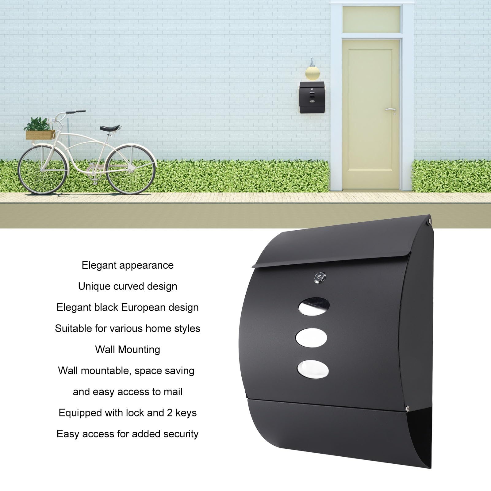 Wall Mounted Office Mailboxes Commercial Furniture Cast Iron Wall