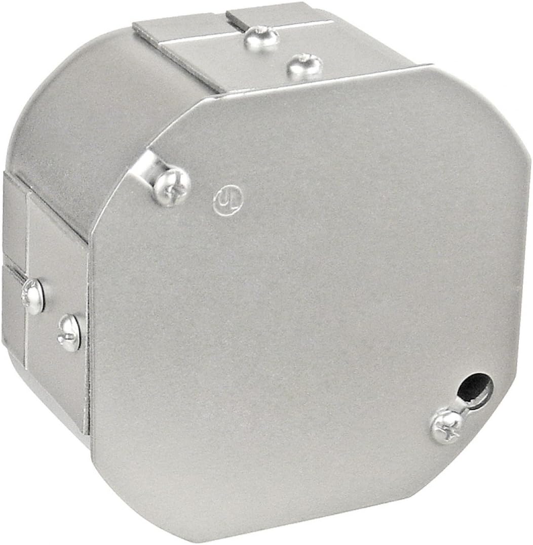 1 Pc, 4 In. Octagon Open Splice Box Kit, 2-1/8 In. Deep, (8) Side Slots ...