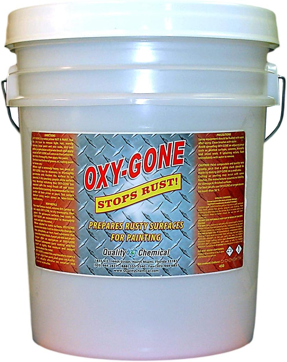 Amazon.com: Quality Chemical Oxy-Gone Rust Remover and Metal Treatment ...