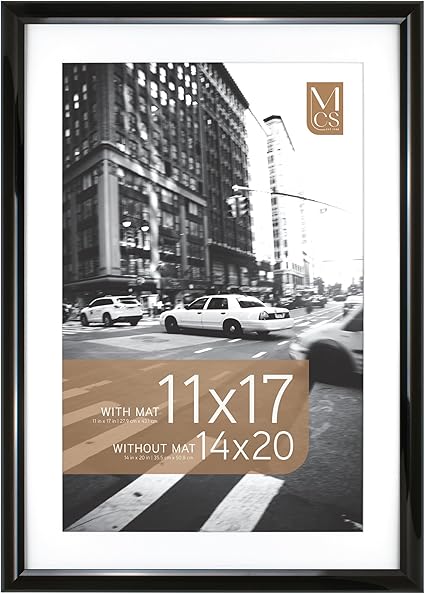 Amazon.com - MCS Trendsetter 14x20 Poster Frame, Display Pictures 11x17 ...