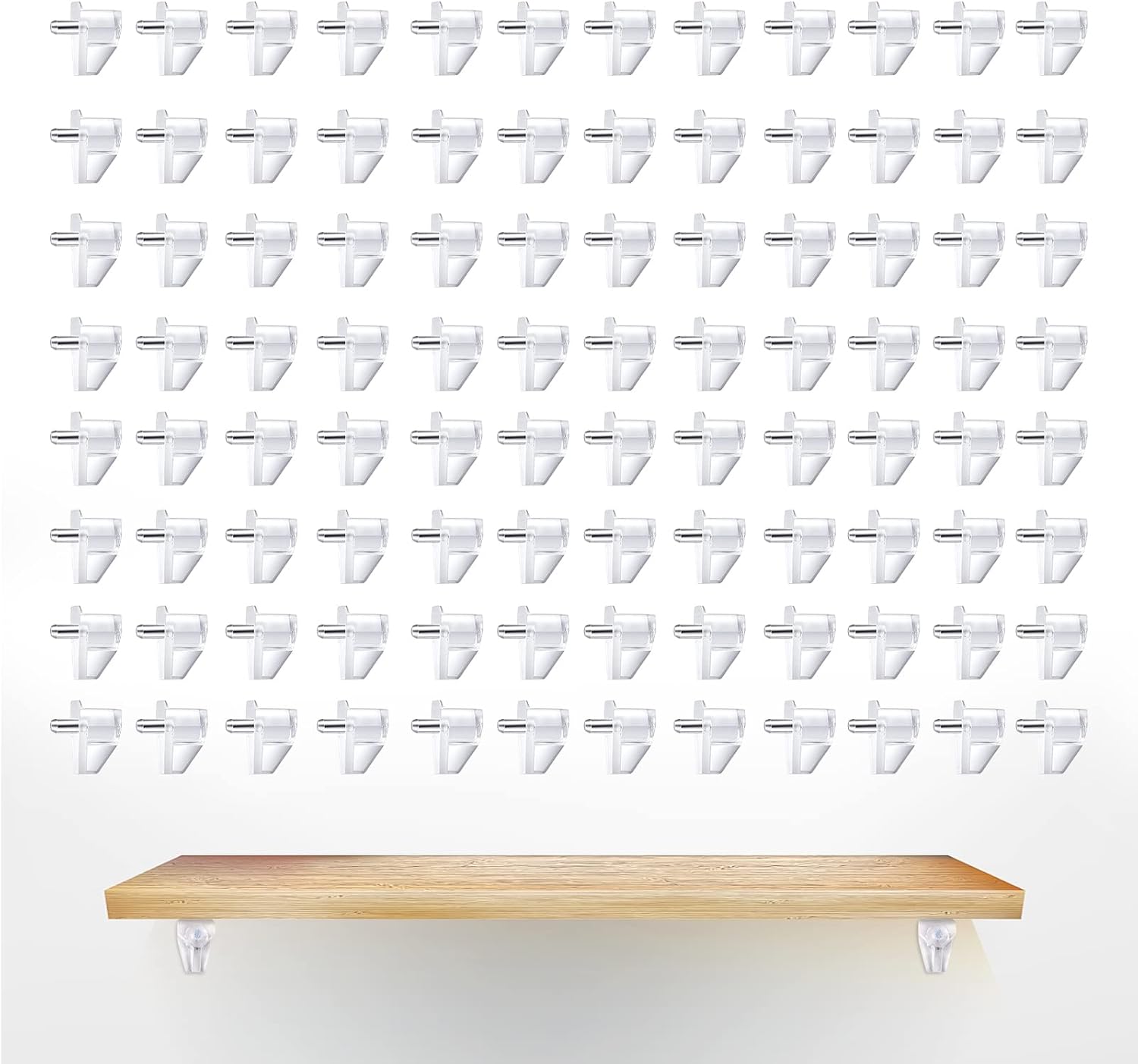 100 Pcs Cupboard Shelf Pegs 1/8 Inch Plastic Shelf Pins Plastic Shelf ...