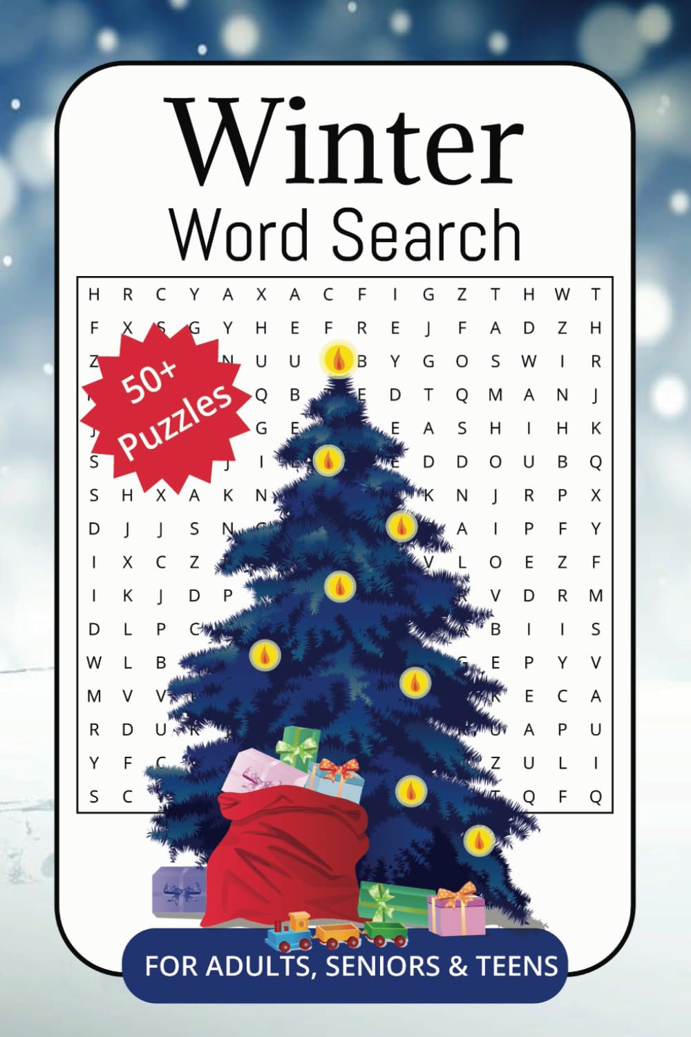 Winter Word Search Book: A Festive & Relaxing Christmas-Themed Word ...