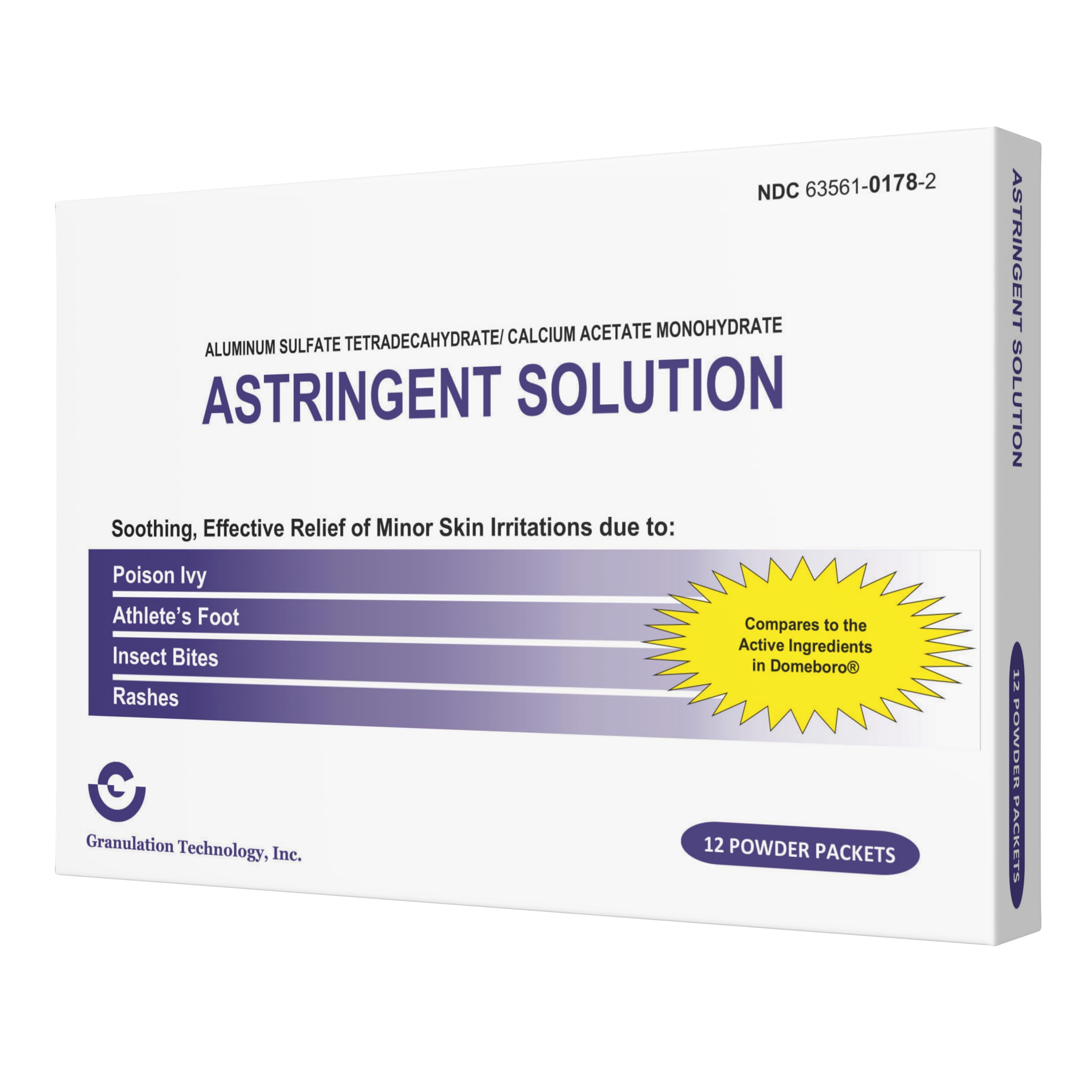 Amazon.com: Generic Astringent Solution Medicated Soak Rash Relief ...