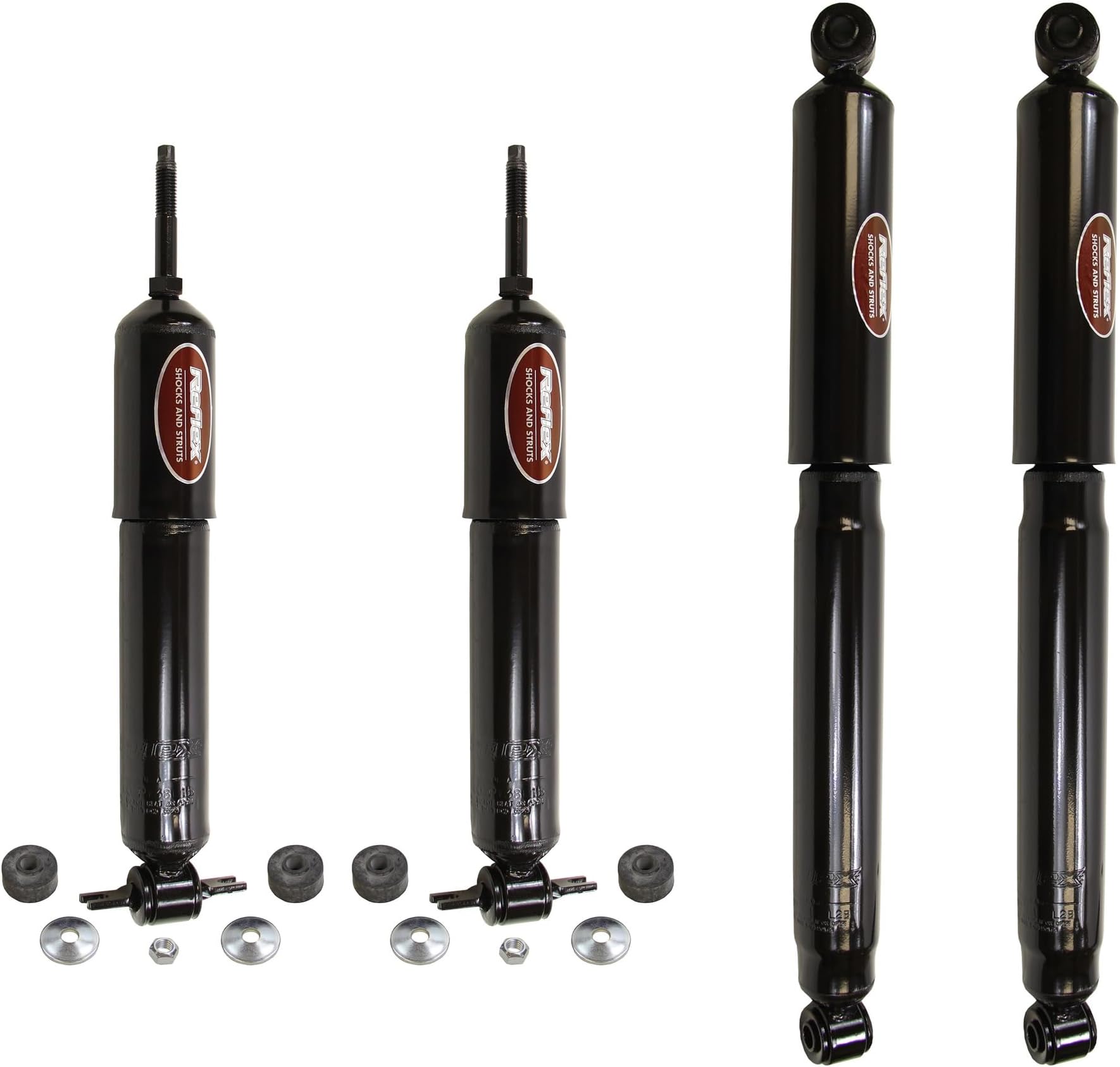 Amazon.com: Monroe 1000076VK 4 pc Front and Rear Suspension Shock ...