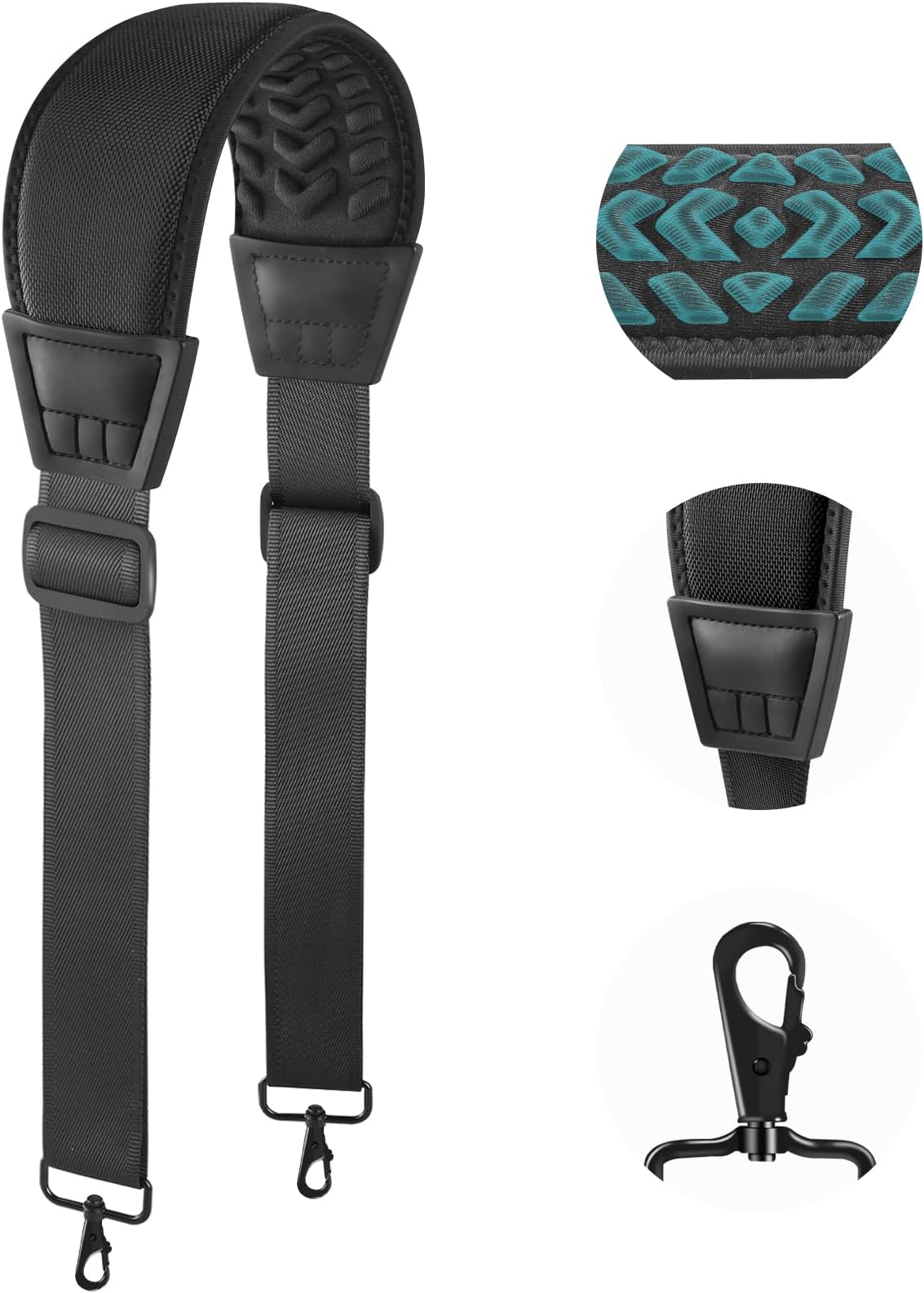 Amazon.com: Protec Universal Replacement Shoulder Strap with Thick Pad ...