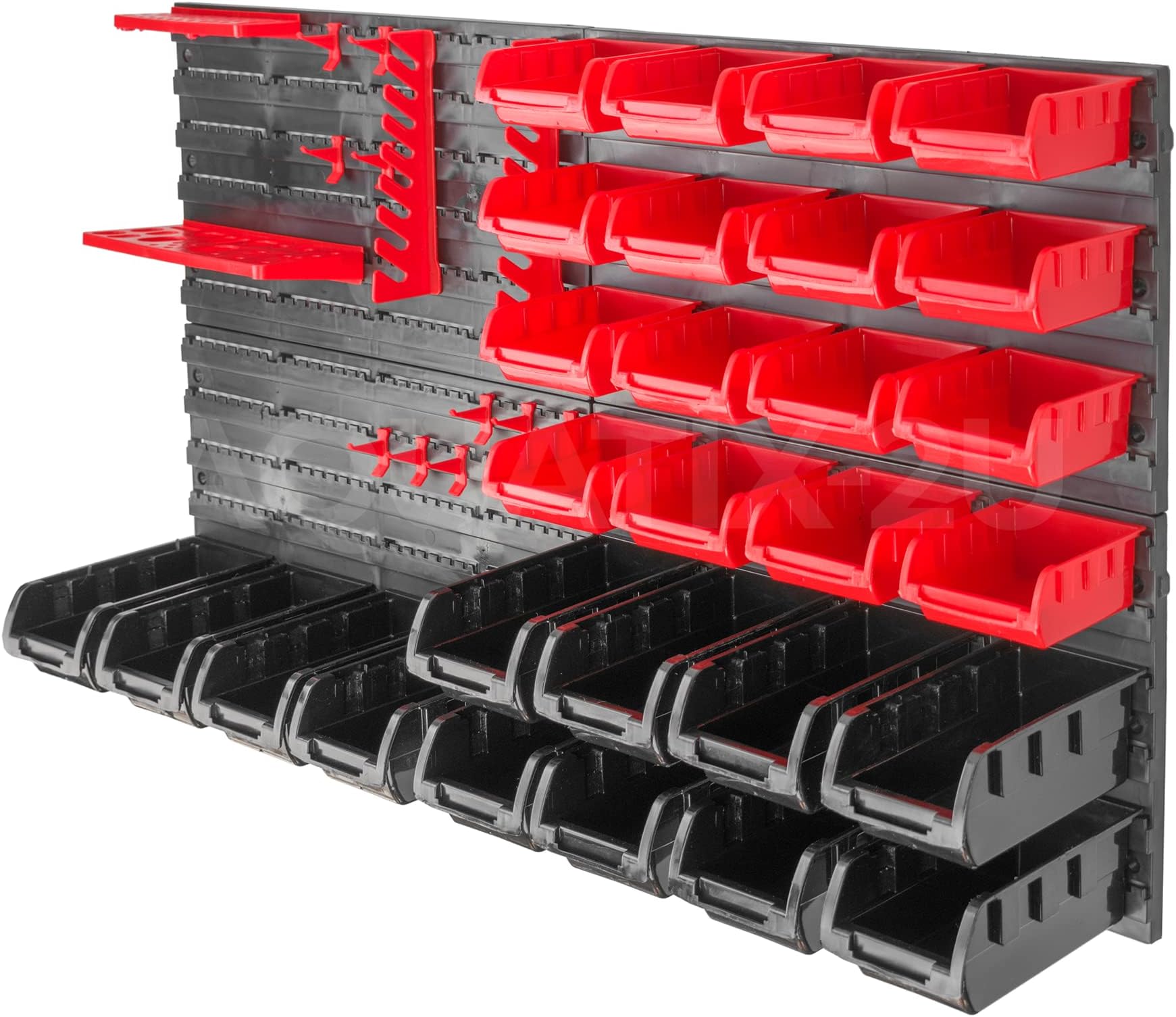 KCT 72 Pcs Wall Mount Hand Tool Organiser Storage Rack Hangers Panel ...