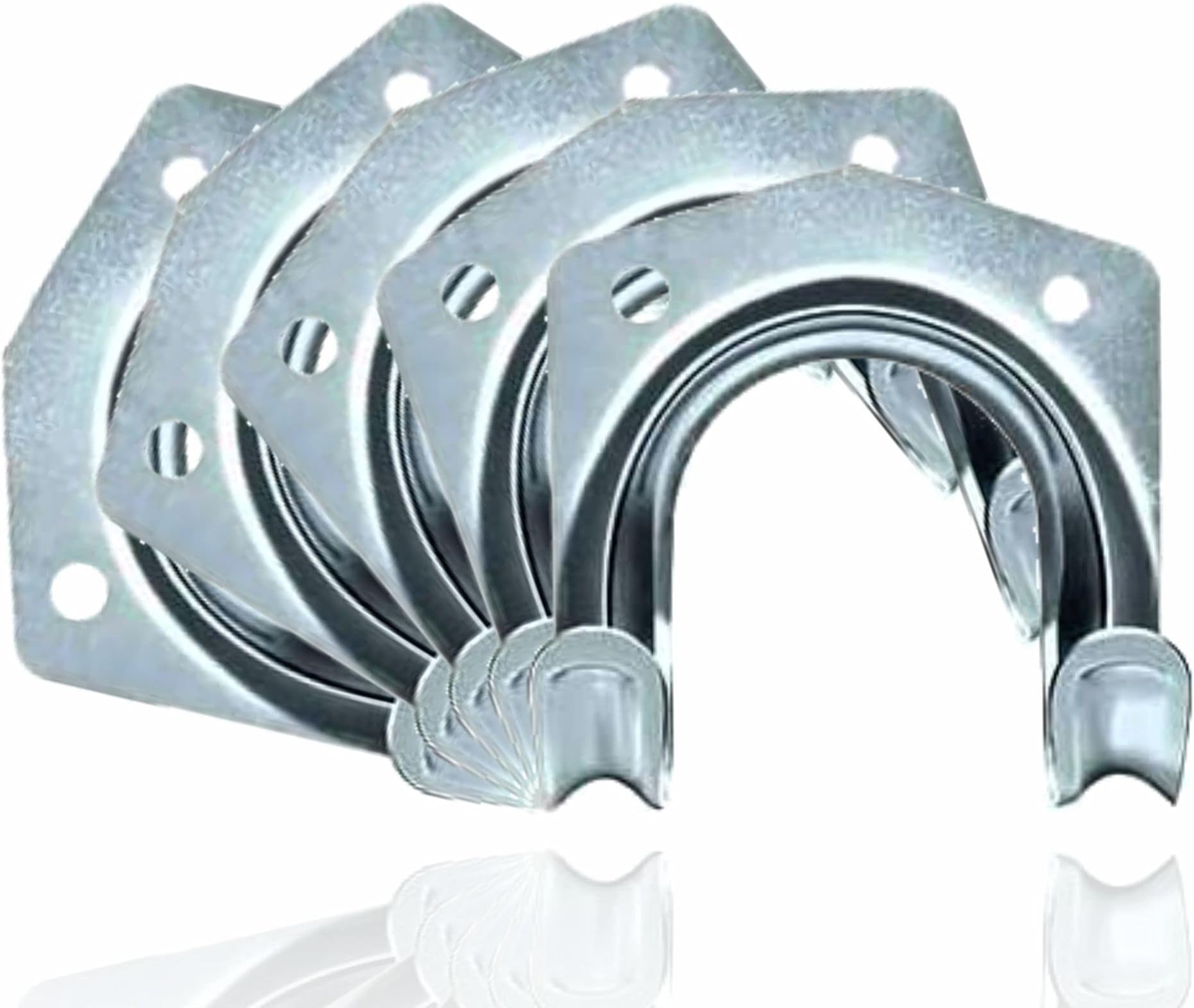 QWORK 20 Pack Heavy Duty Tool Hooks Metal Storage Hooks with 40 Screws ...