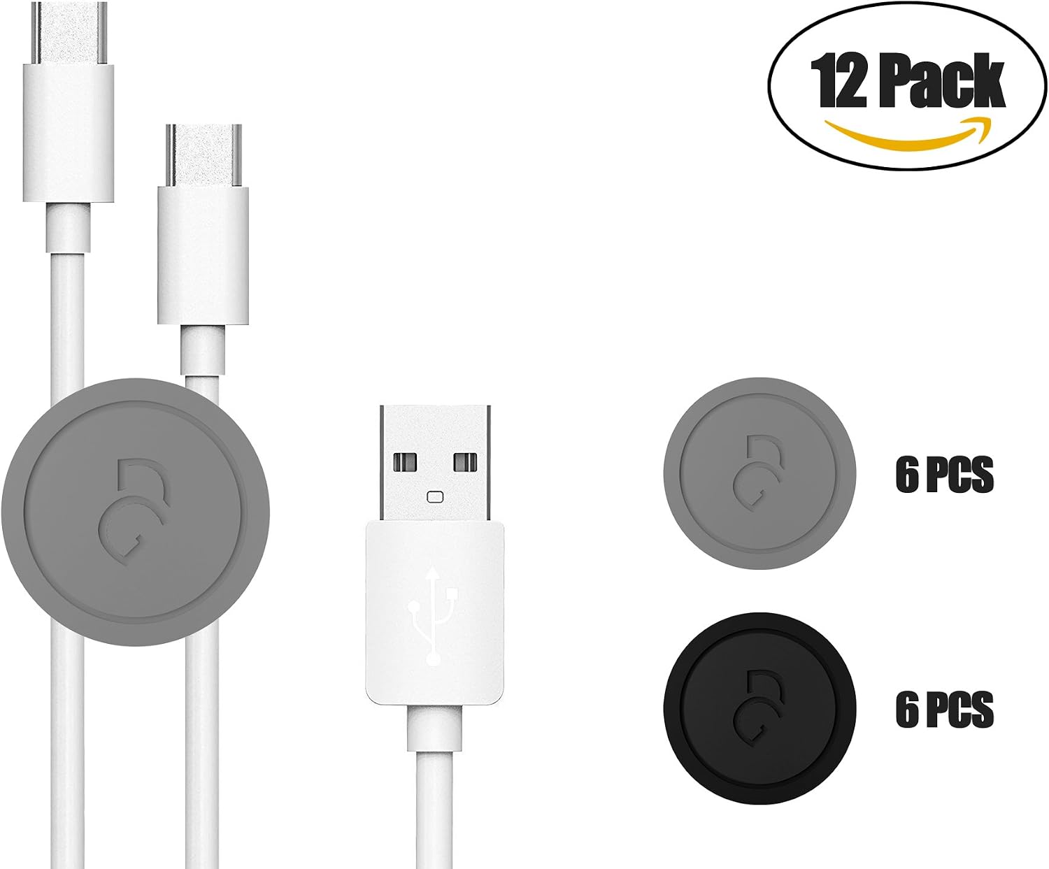 Amazon.com: 12 Pieces Cable Clips, Bamkoo 3M Adhesive Sticker Cable ...