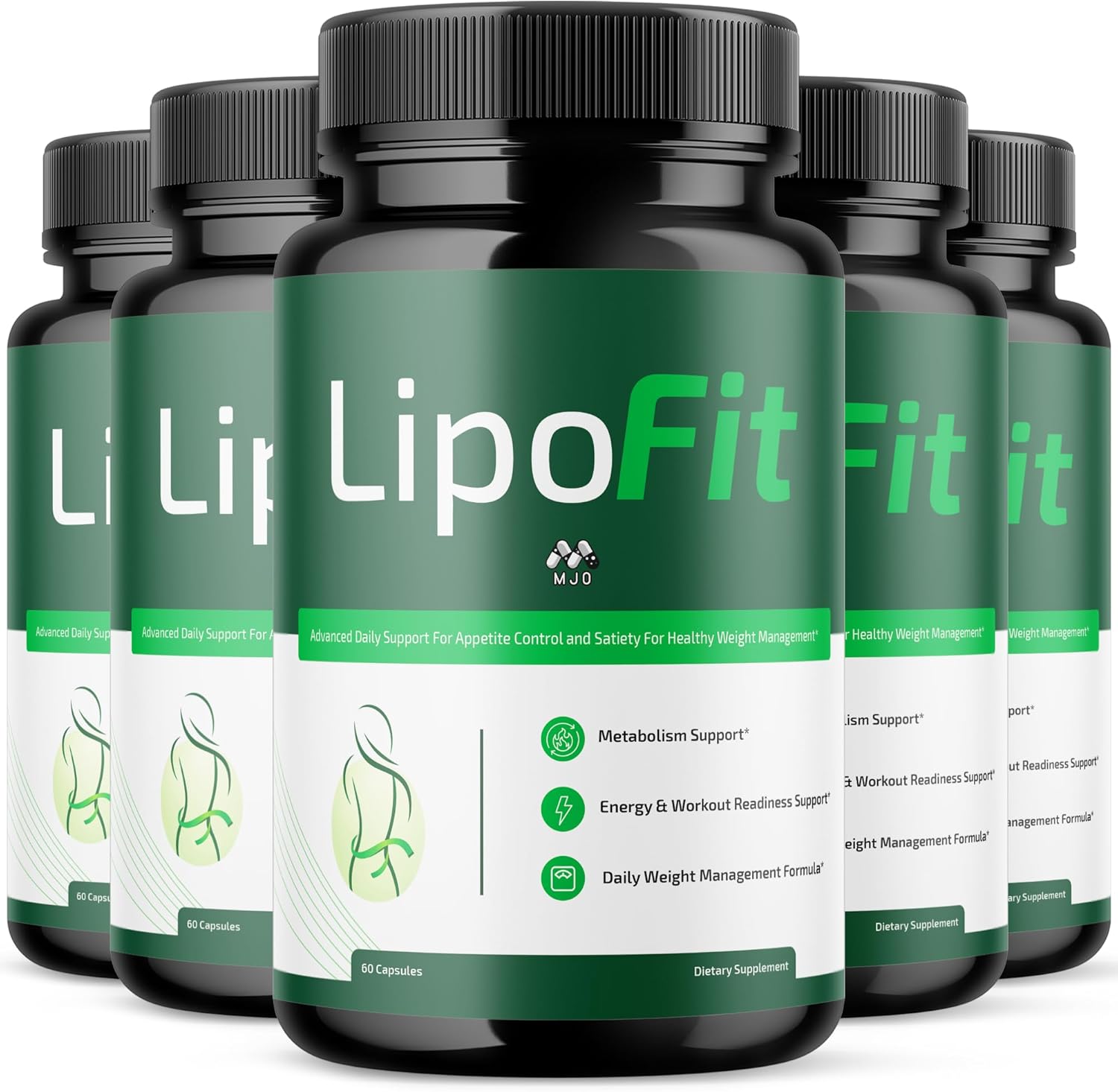 Amazon.com: (5 Pack) Lipo Fit Capsules, Official Lipo Fit Pills with ...