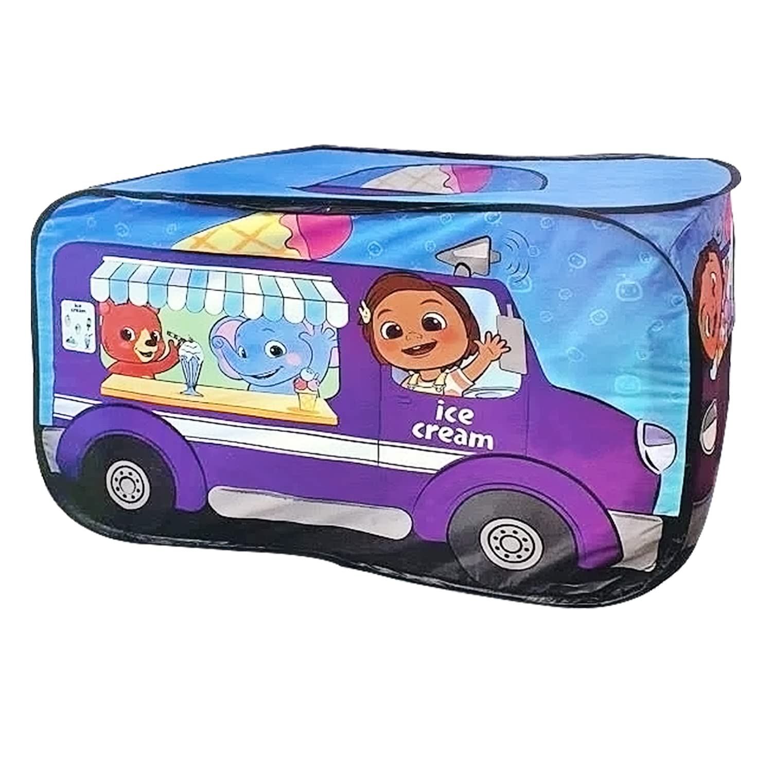 CoComelon Popup Ice Cream Van Imagine Role Play Tent Indoor Outdoor Kid ...
