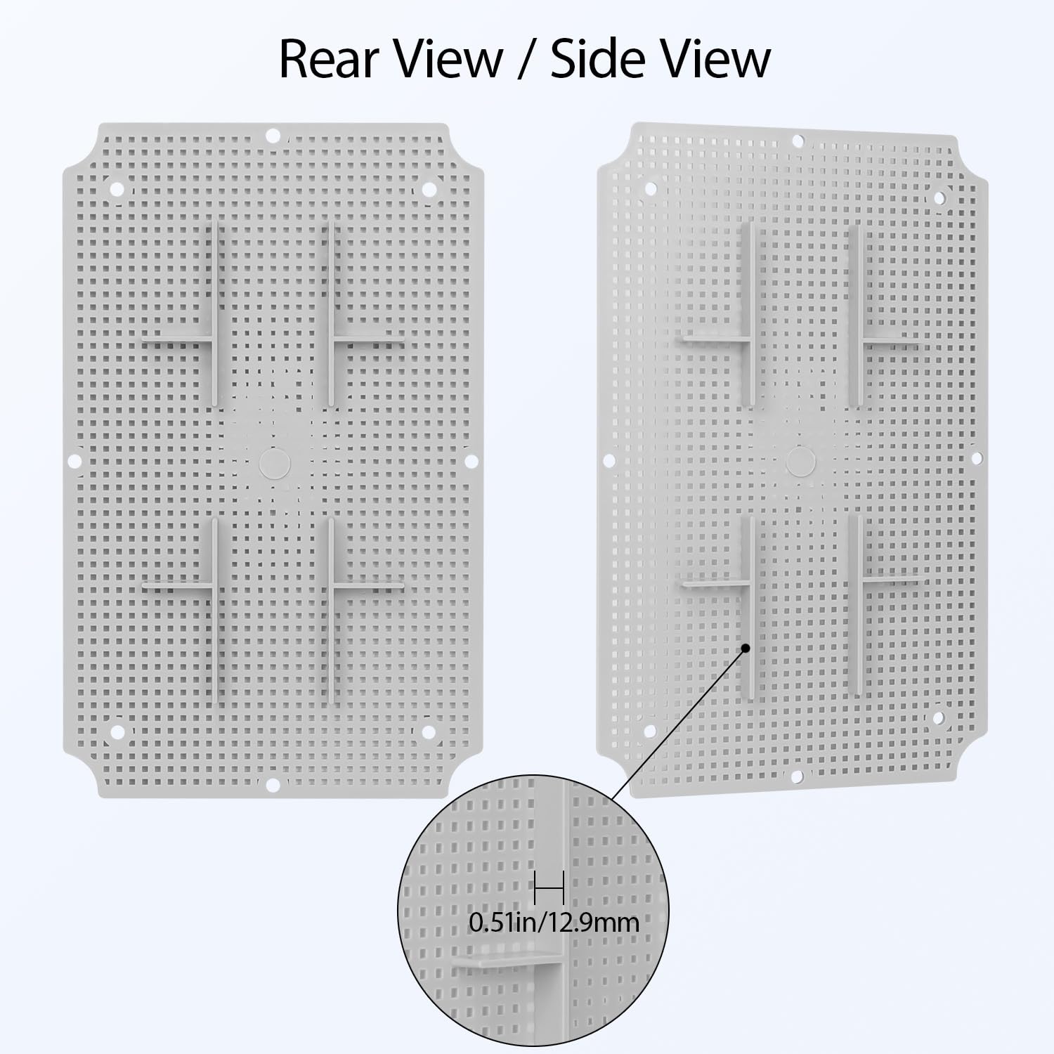 Snapklik.com : LeMotech 2pc Junction Box Mounting Plate ABS Plastic ...