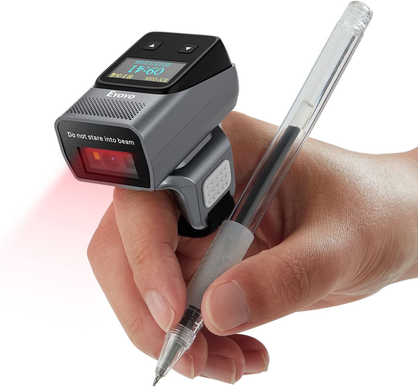 Amazon.com : 2D Bluetooth Ring Barcode Scanner,Symcode Wearable ...