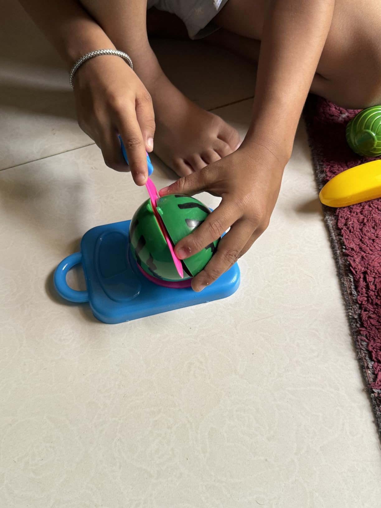 Buy Kids Mandi Pretend Play Food Cutting Set for Kid,Cuttable Fruits ...