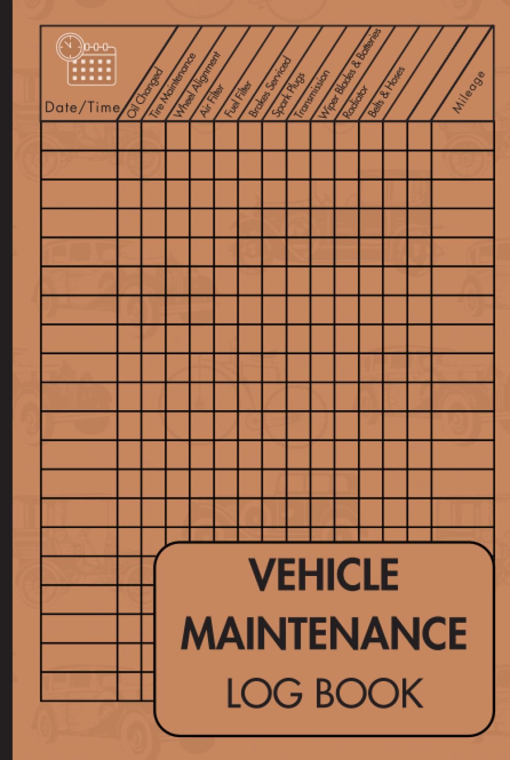 Vehicle Maintenance Log Book: Car Repair Journal / Automotive Service ...